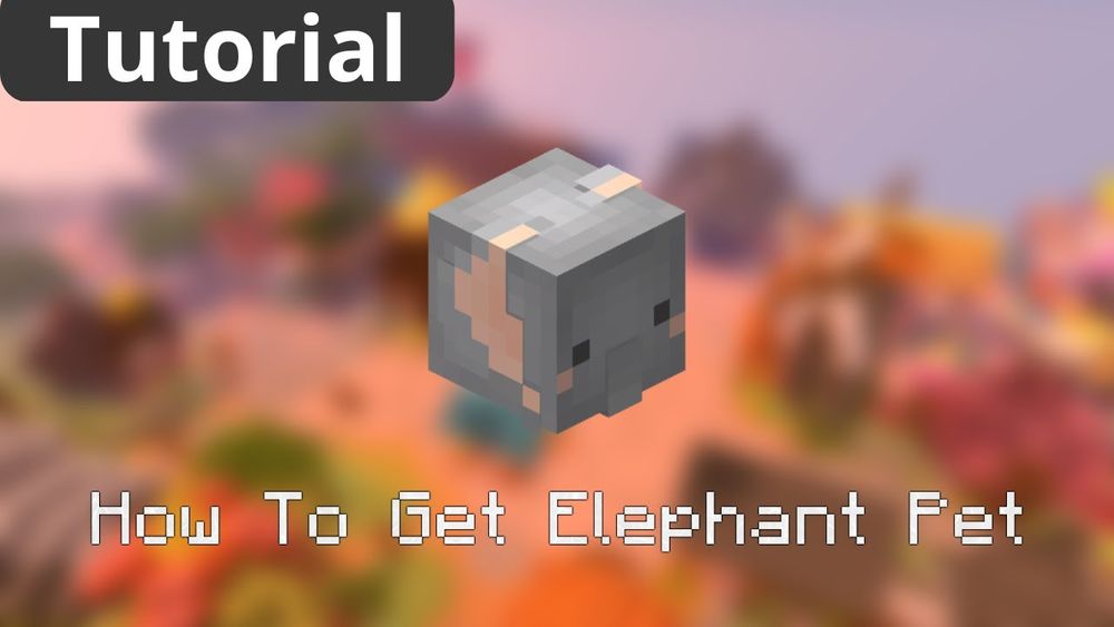 Elephant pet in Hypixel Skyblock Minecraft - Ultimate Guide