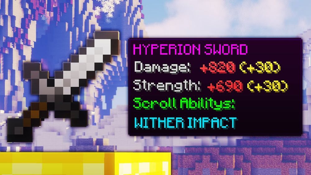 Hyperion Sword in Hypixel Skyblock - Ultimate Guide