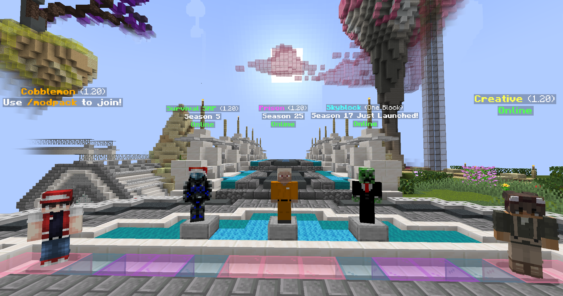 What is the IP for the iBlocky Minecraft Server?