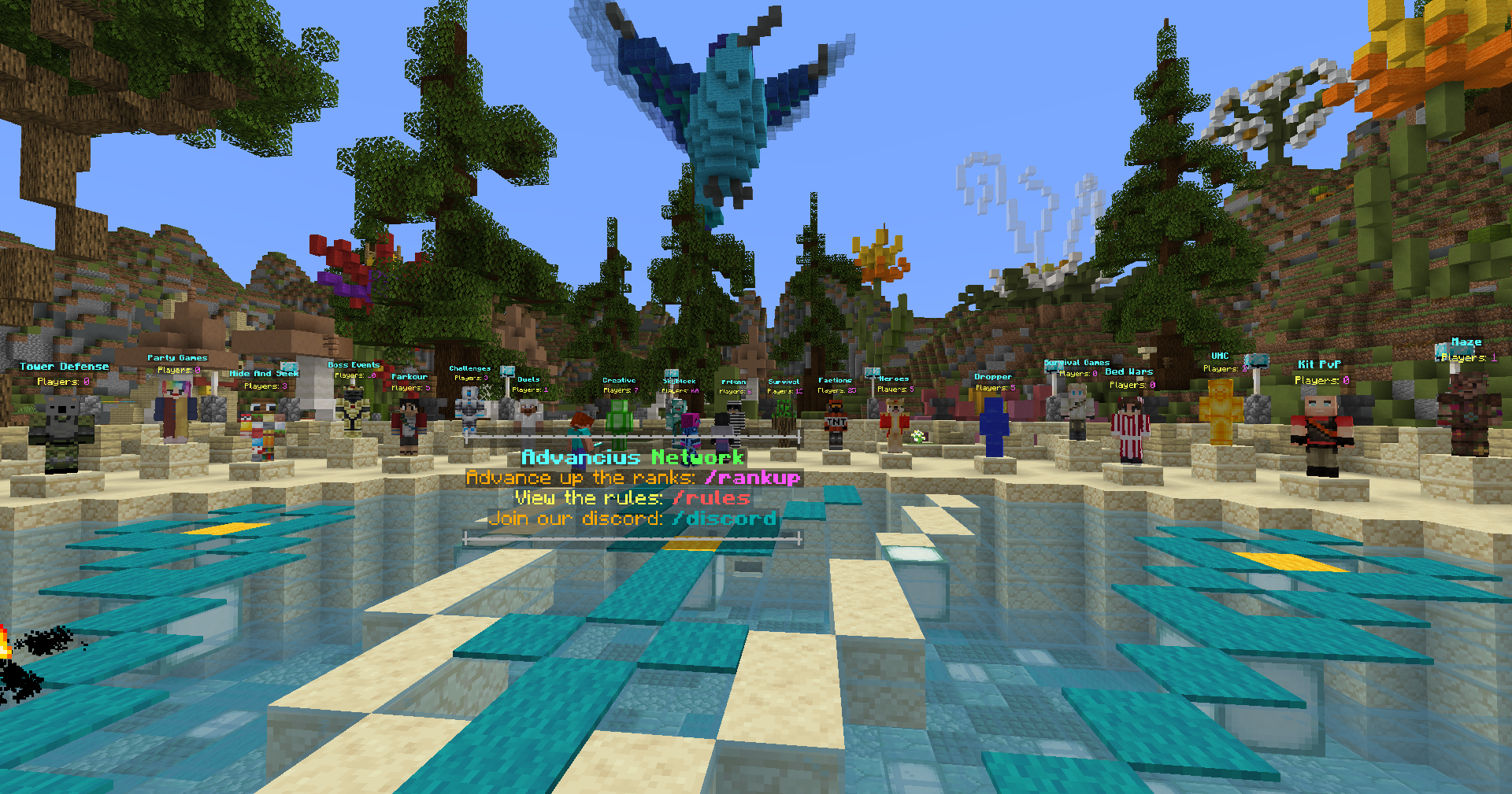 What is the IP for the Vortex Network Minecraft Server?