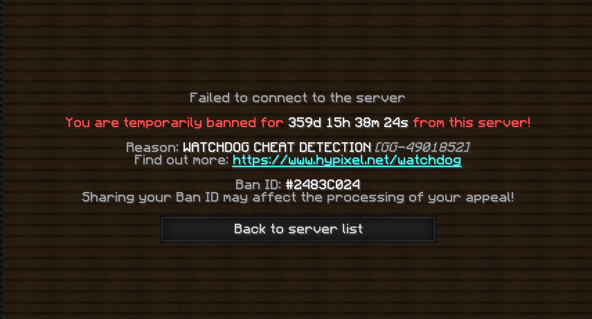 How to Appeal a Ban or Mute on Hypixel Minecraft Server