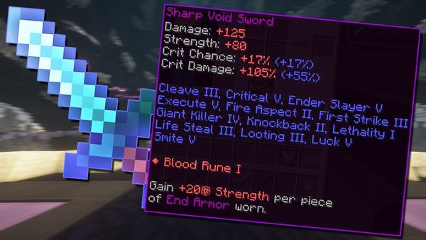Void Sword in Hypixel Skyblock Minecraft - Everything to know