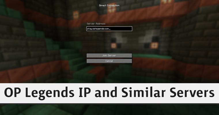 What is the IP for the OP Legends Minecraft Server?